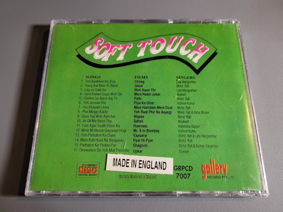 RARE Soft Touch Bollywood Audio CD | eBay