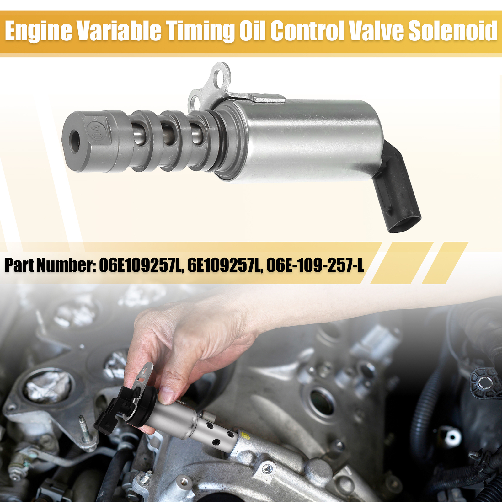 06E109257L Variable Valve Timing VVT Solenoid for Audi Q5 3.2L V6 2009 ...