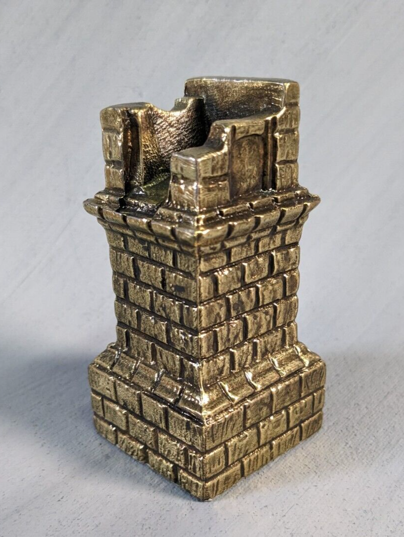 Unidentified Tower Fragment Metal Souvenir Building - 3-3/8" Tall | eBay