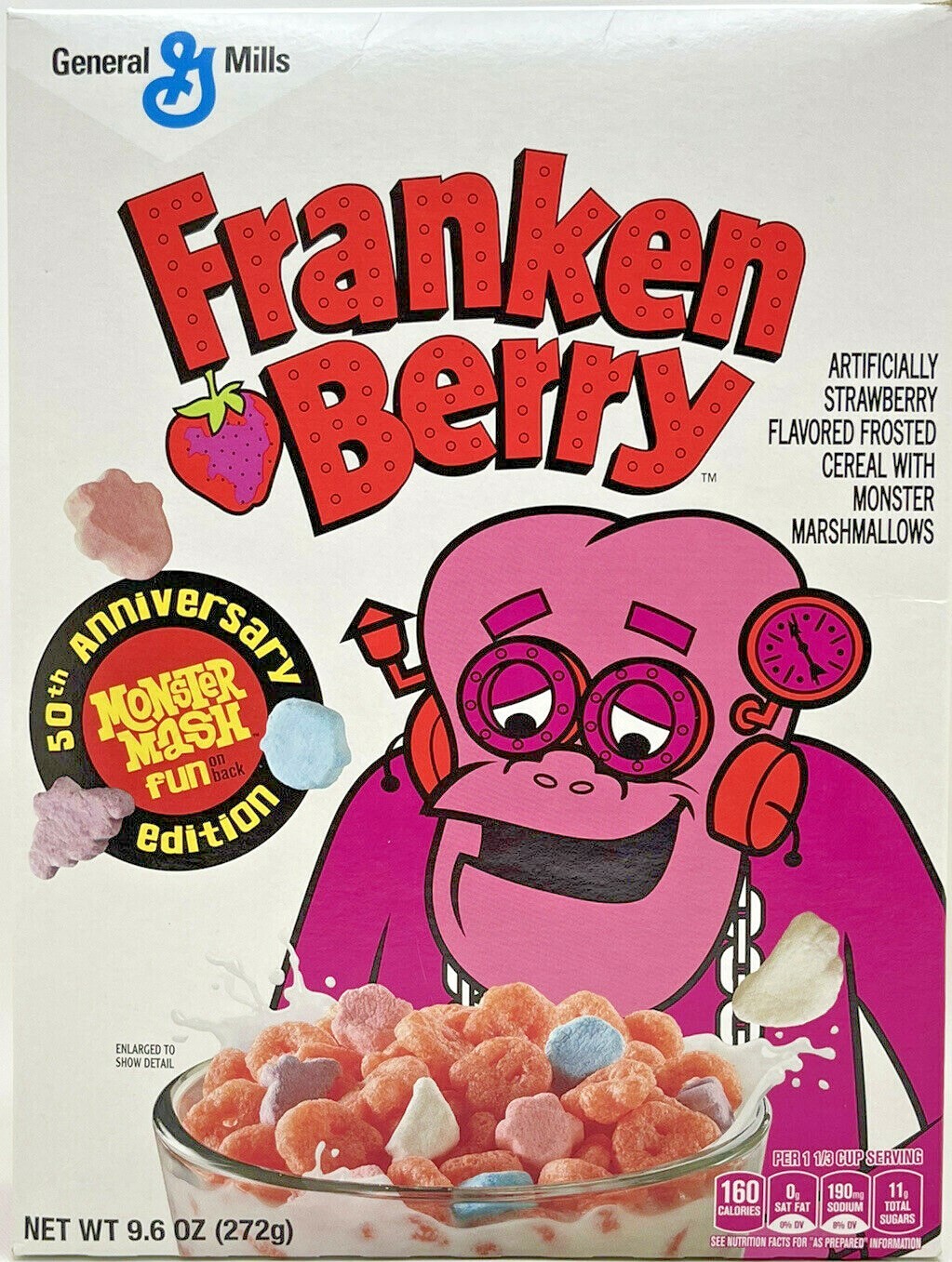 Frankenberry Cereal Box