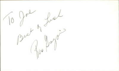 Rose Gregorio Actress ER Signed 3" x 5" Index Card | eBay