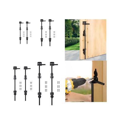 2 Pieces Fence Gate Ground Latch Gate Drop Pin Gate Locks Drop Rod Gate ...