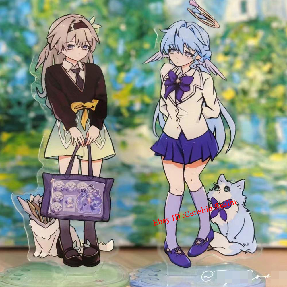 Anime Honkai: Star Rail Firefly Uniform Acrylic Desktop Stand Figure ...