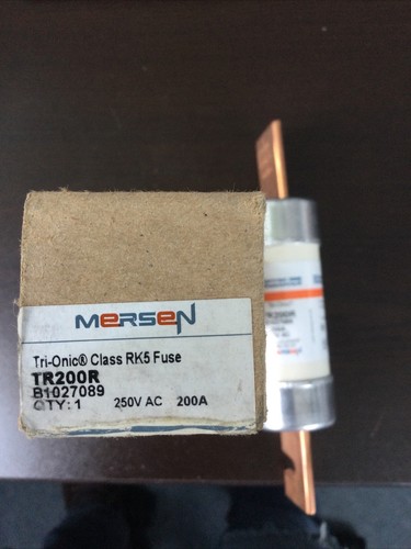 MERSEN TR200R Tri-Onic Class RK5 Fuse B1027089 200A 250V AC - New Never ...