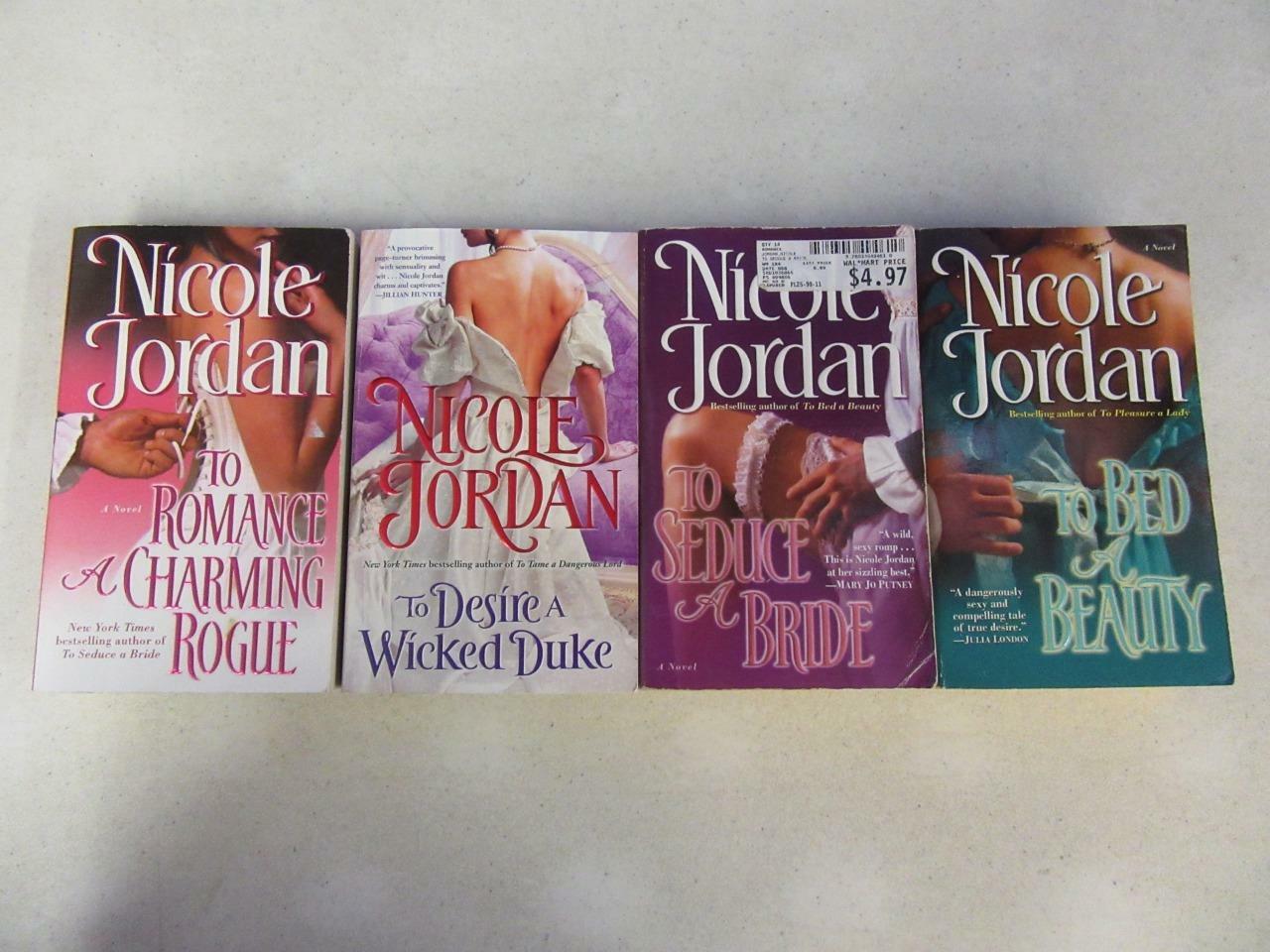 Lot (4) NICOLE JORDAN Romance Books COURTSHIP WARS SERIES #2-4, 6 NEAR ...