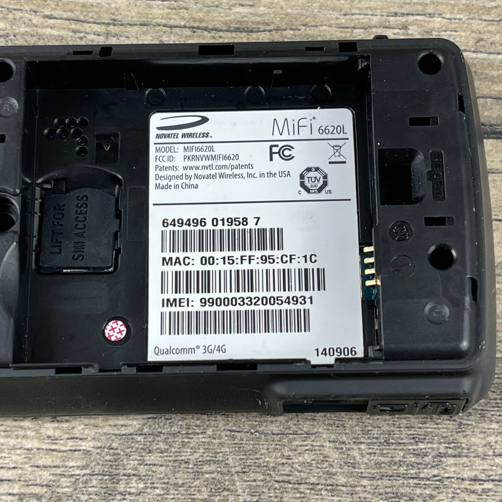 Verizon Jetpack MIFI 6620L Black 4G LTE Wi-Fi Mobile Hotspot Modem | eBay