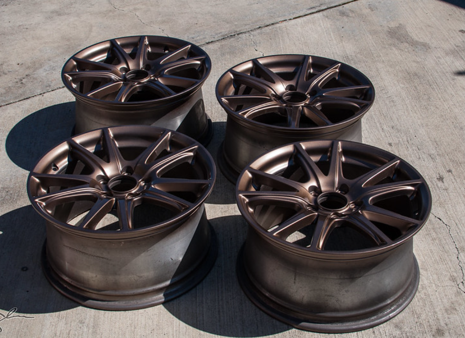 Matte Bronze Wheels Rims Spray Paint +Primer Coating 3 Cans - Free ...