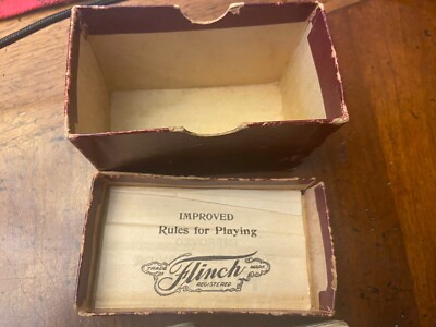 1913 Flinch Card Game Box Cards | eBay
