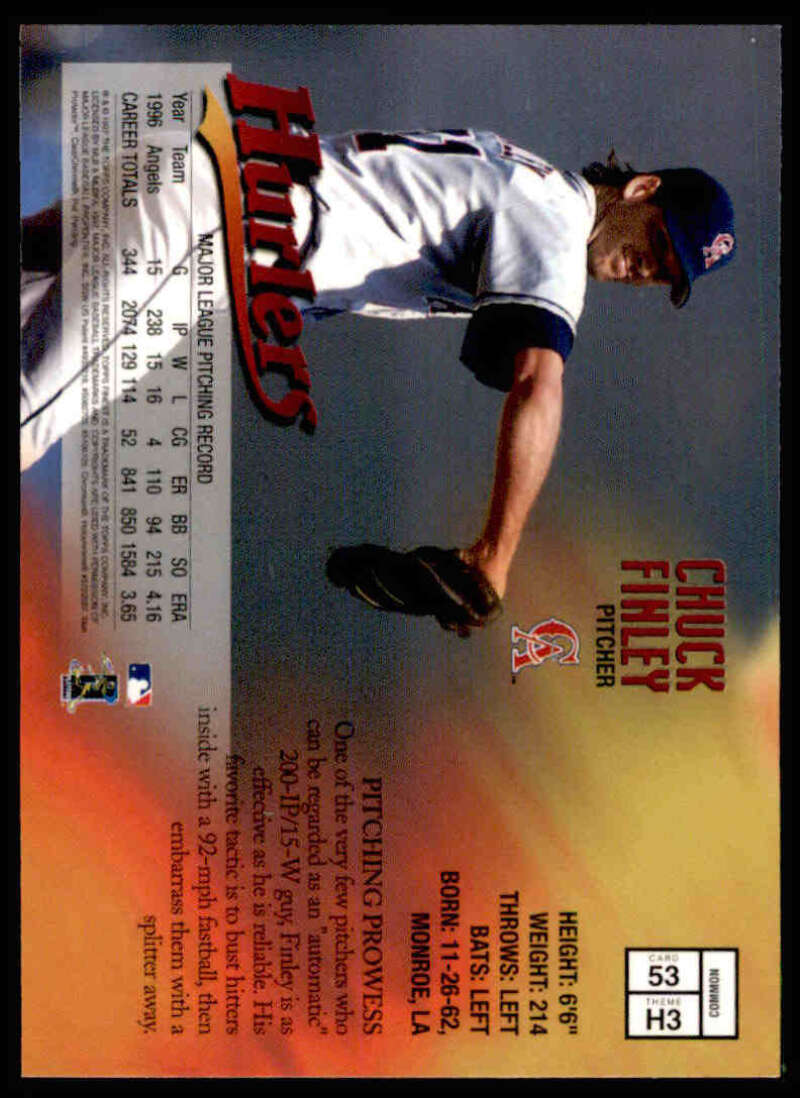 1997 Topps Finest - Common - Bronze #53 Chuck Finley for sale online | eBay