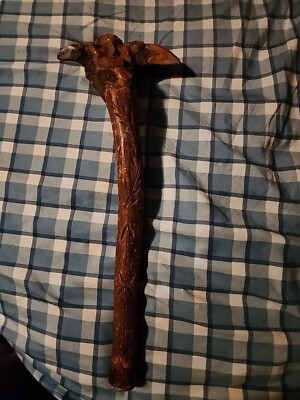 Penobscot Native American Root club war weapon ceremonial 1900's CLUB ...