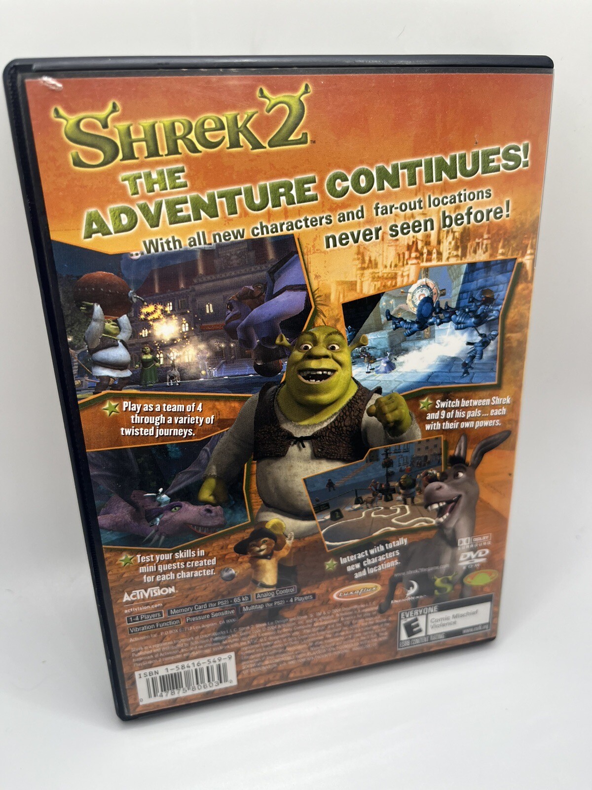 Shrek 2 PlayStation 2 PS2 Case And Game Tested. Clean No Manual ...