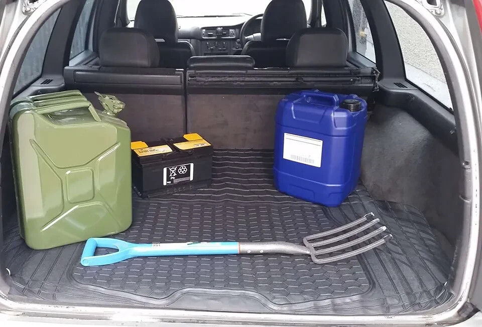 FOR PEUGEOT RCZ - Heavy Duty Large Car Rubber Boot Mat Liner Protection ...