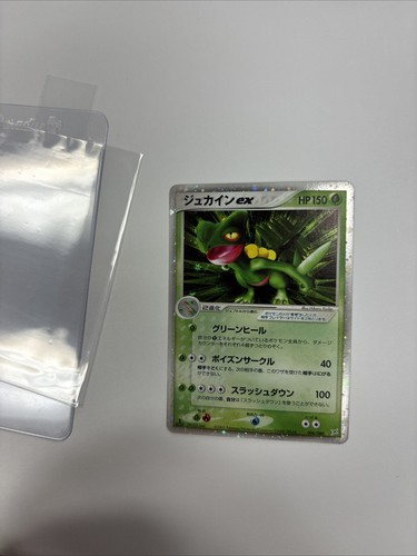 SCEPTILE 006/080 POKEMON CARD JAPANESE TEAM MAGMA VS AQUA HOLO RARE 1st ...