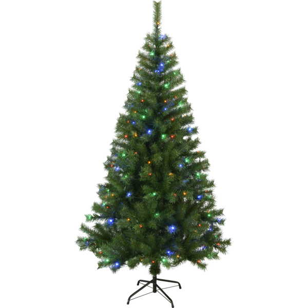 Christmas Tree Artificial 4/5/6/7ft Deluxe With USB LED Remote Lights ...