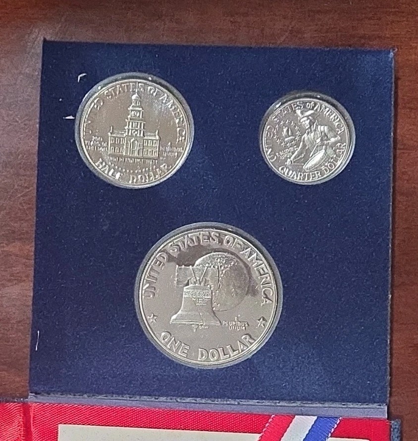 U.S. Mint 1976 Bicentennial Silver Proof set. 3 coins. | eBay