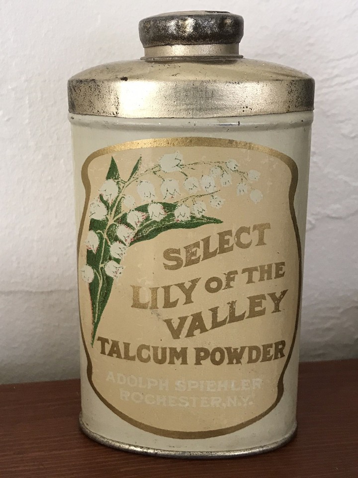 Vintage Antique Select Lily Of The Valley Talcum Powder Talc Tin ...