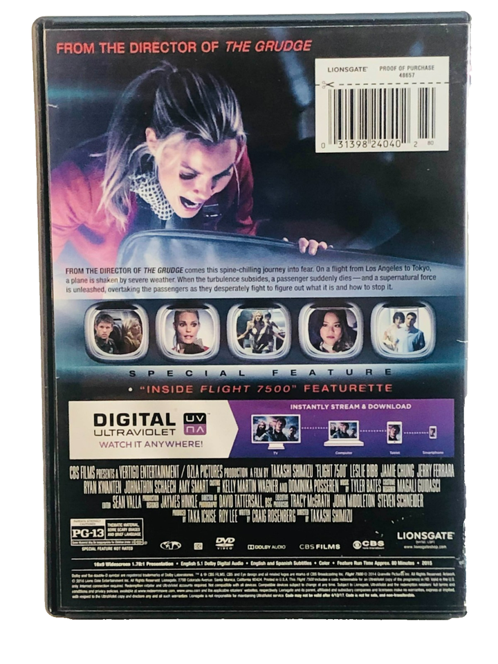 Flight 7500 (DVD, 2015) At 30,000 feet. There's Nowhere to Run | eBay