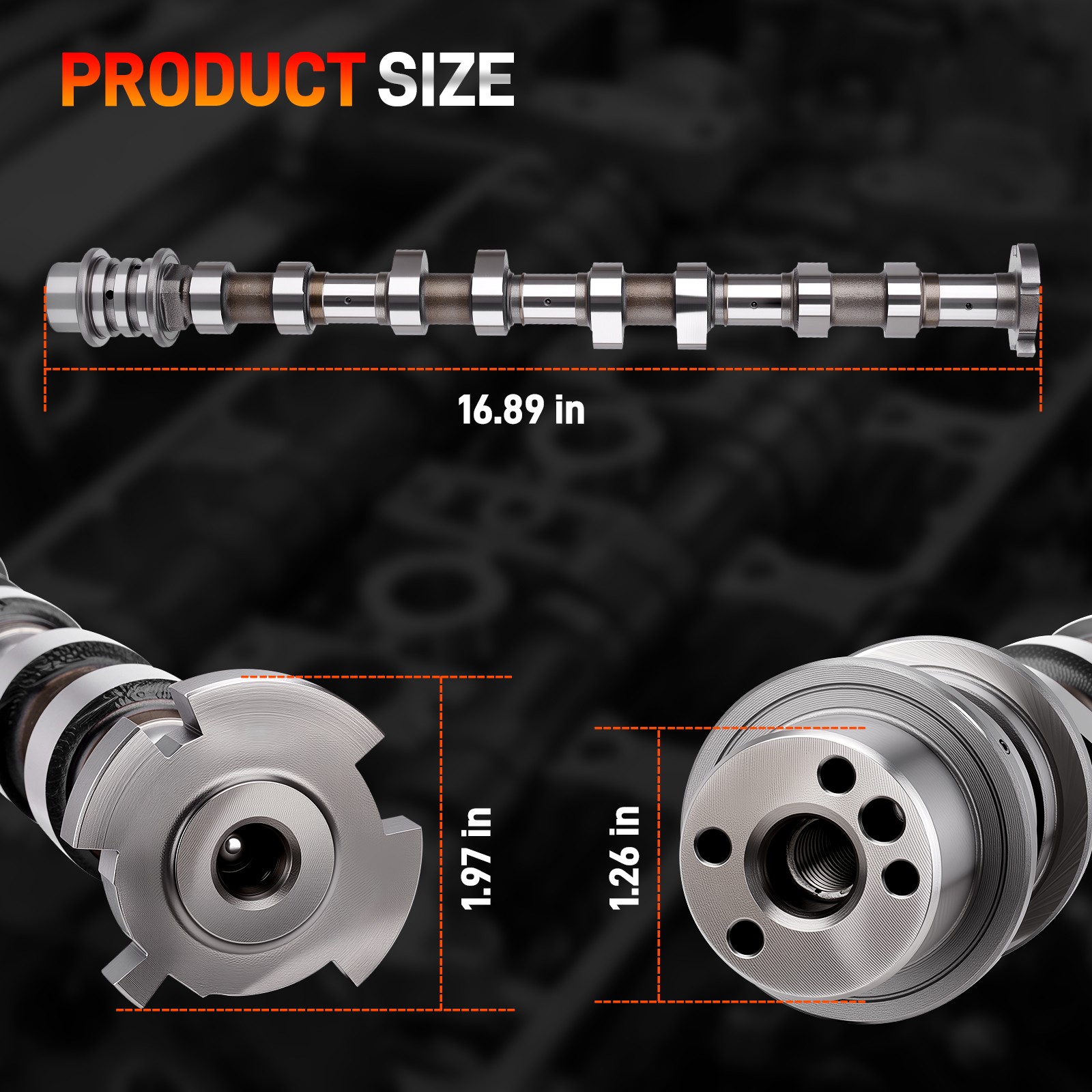 Exhaust Camshaft 24200-2E074 For 2017-2021 Hyundai Elantra Kona Kia ...