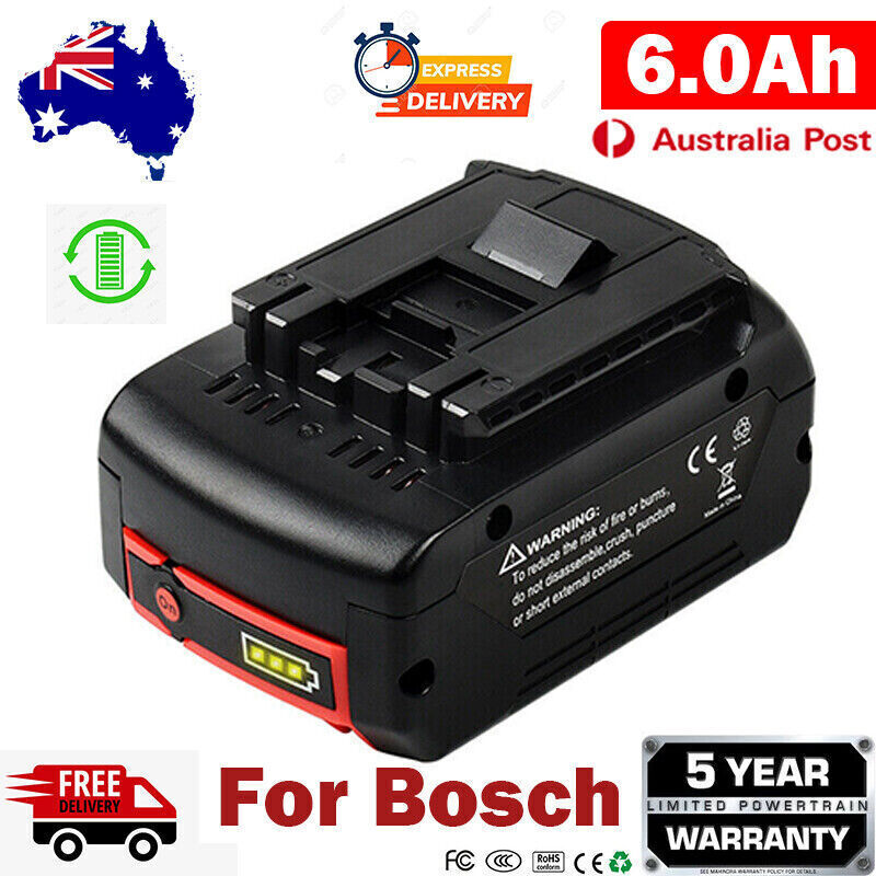 2X For Bosch 18V 6.0Ah Lithium-Ion Battery Professional GBA BAT609 ...