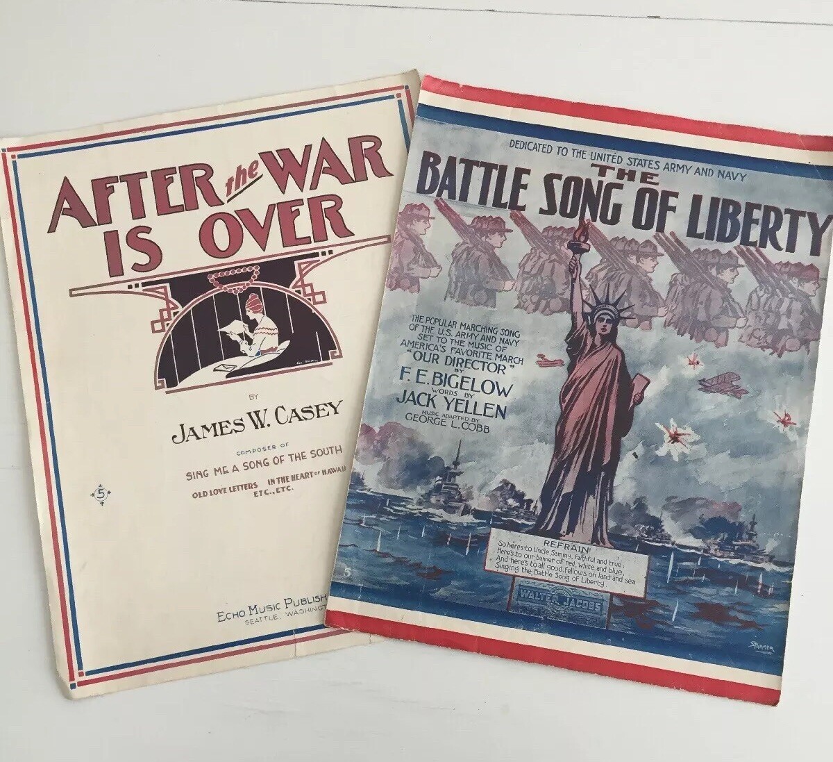 Vintage Patriotic Music -After The War Is Over & The Battle Song Of ...