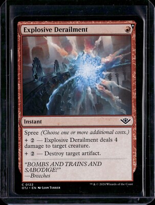 Explosive Derailment - 122 - OTJ - NM - MTG - Magic the Gathering | eBay