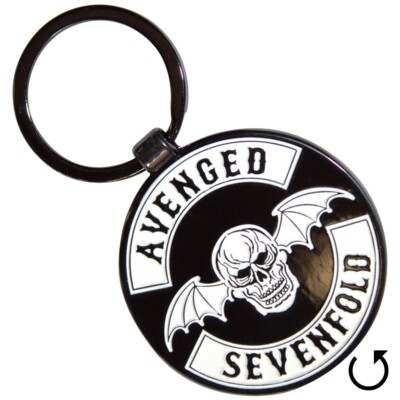 AVENGED SEVENFOLD official metal keyring keychain DOUBLESIDED | eBay