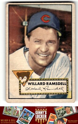 1952 Topps Willard Ramsdell 114 Chicago Cubs | eBay
