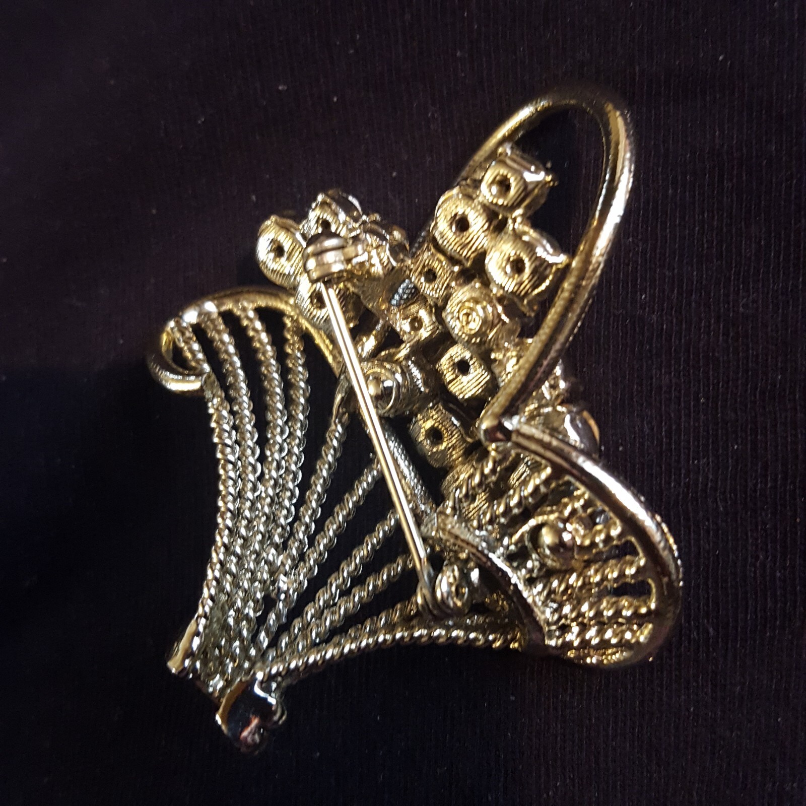 Vintage Coro Flower Basket Brooch Pin | eBay