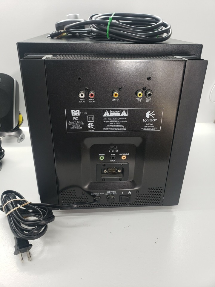 Logitech Z-5300 THX 5.1 Full Surround Sound Computer Speaker System | eBay