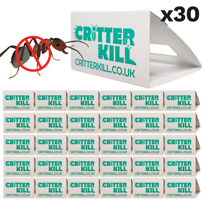 30 X ANT KILLER TRAPS KILLS ANTS CATCHER GLUE TRAP CRAWLING INSECT ...