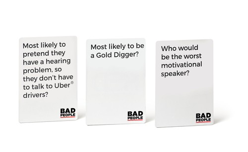 BAD PEOPLE - RED Expansion Pack (100 NEW Question Cards) - NSFW Party ...