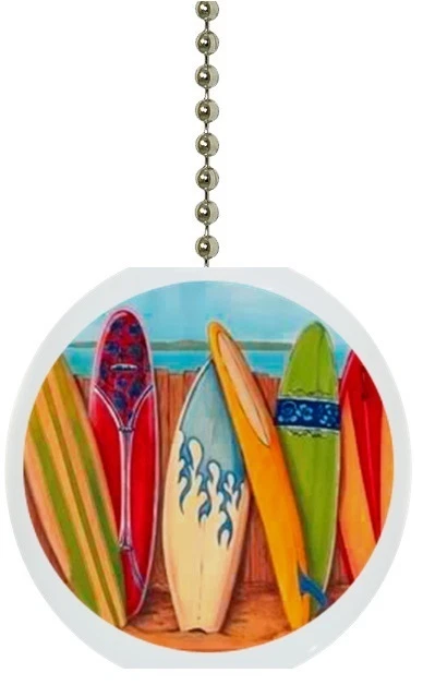 Surfboard Ceiling Fan With Light | Shelly Lighting