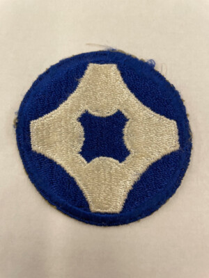 4th Service Command Patch Original World War II WW2, no glow, cut edge | eBay