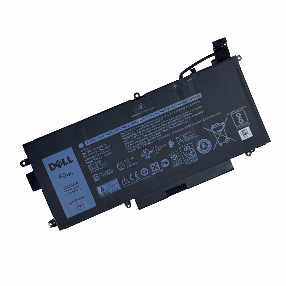 NEW OEM 60Wh K5XWW Battery For Dell Latitude E5289 7389 7390 2-in-1 ...