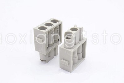 10pcs 09140033101 Heavy duty Han40A 3-core crimping module female plug ...
