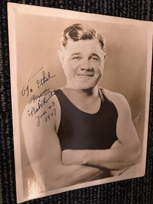 Authentic original Babe Ruth Autographed Signed 1927 8x10 Photo JSA | eBay
