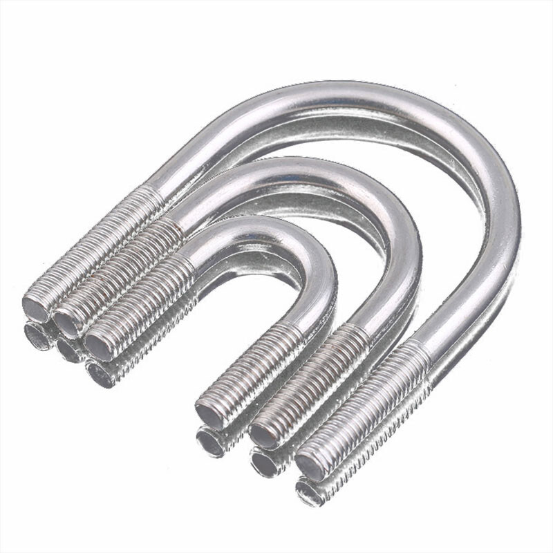 M6 M8 M10 M12 U BOLTS FOR STANDARD PIPE A2 STAINLESS STEEL - CHOOSE ...