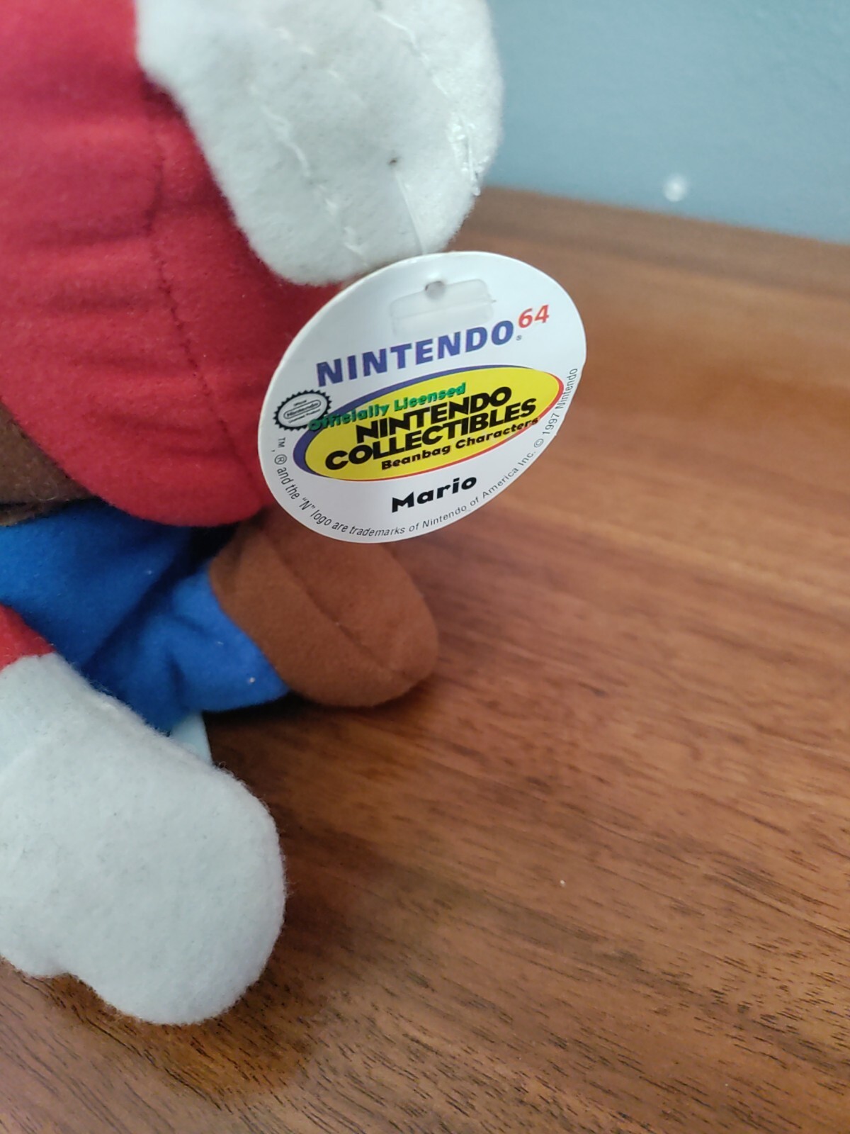 Vintage 1997 BD&A Nintendo Super Mario 64 Mario Plush Doll wHang Tag ...