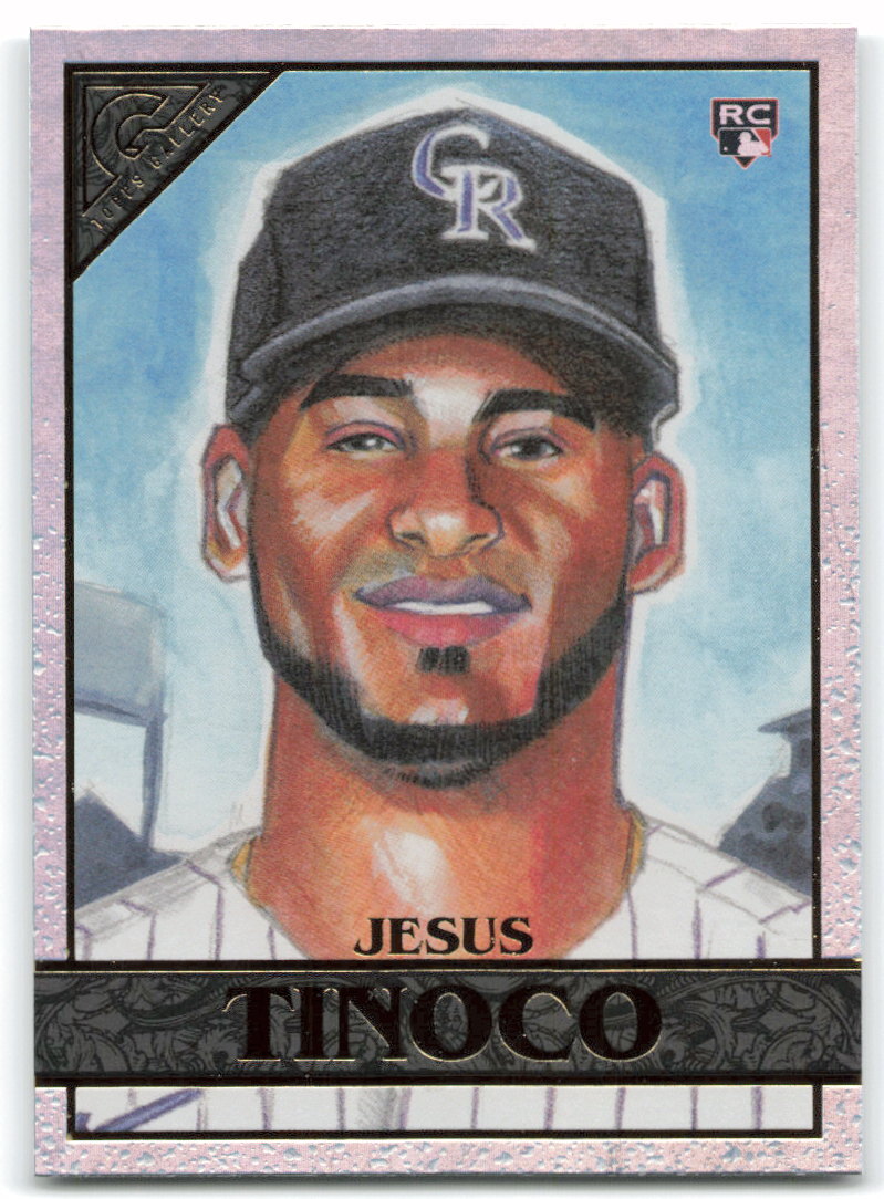 2020 Topps Gallery #22 Jesus Tinoco Rainbow Foil RC Rookie Card Rockies ...