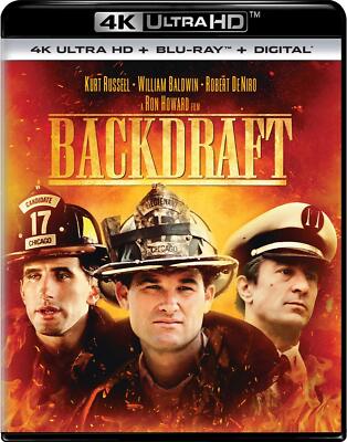Backdraft Blu-ray Digital Copy Ron Howard Firefighter Action Thriller ...