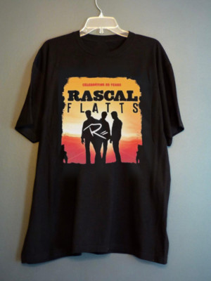 Rascal Flatts 25th Anniversary Life is a Highway T-Shirt full size S ...