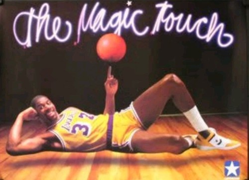 Rare Magic Johnson Lakers Showtime Basketball NBA Original Converse ...