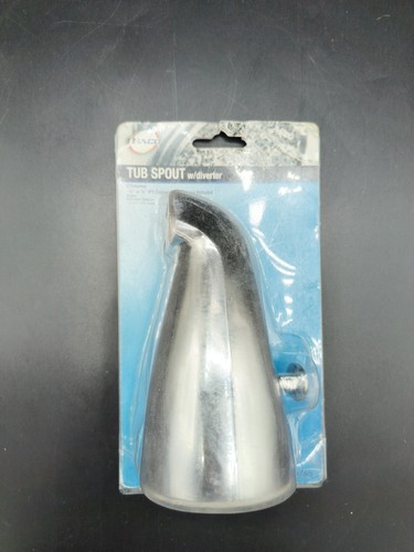 Danco Tub Spout 1/2" or 3/4" IPS Connect w/ Adapter & Diverter Chrome ...
