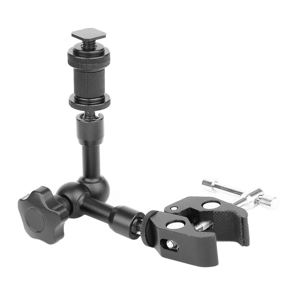 7 Articulating Friction Super Clamp Adjustable Rod Klemmzange Clip 5497 ...