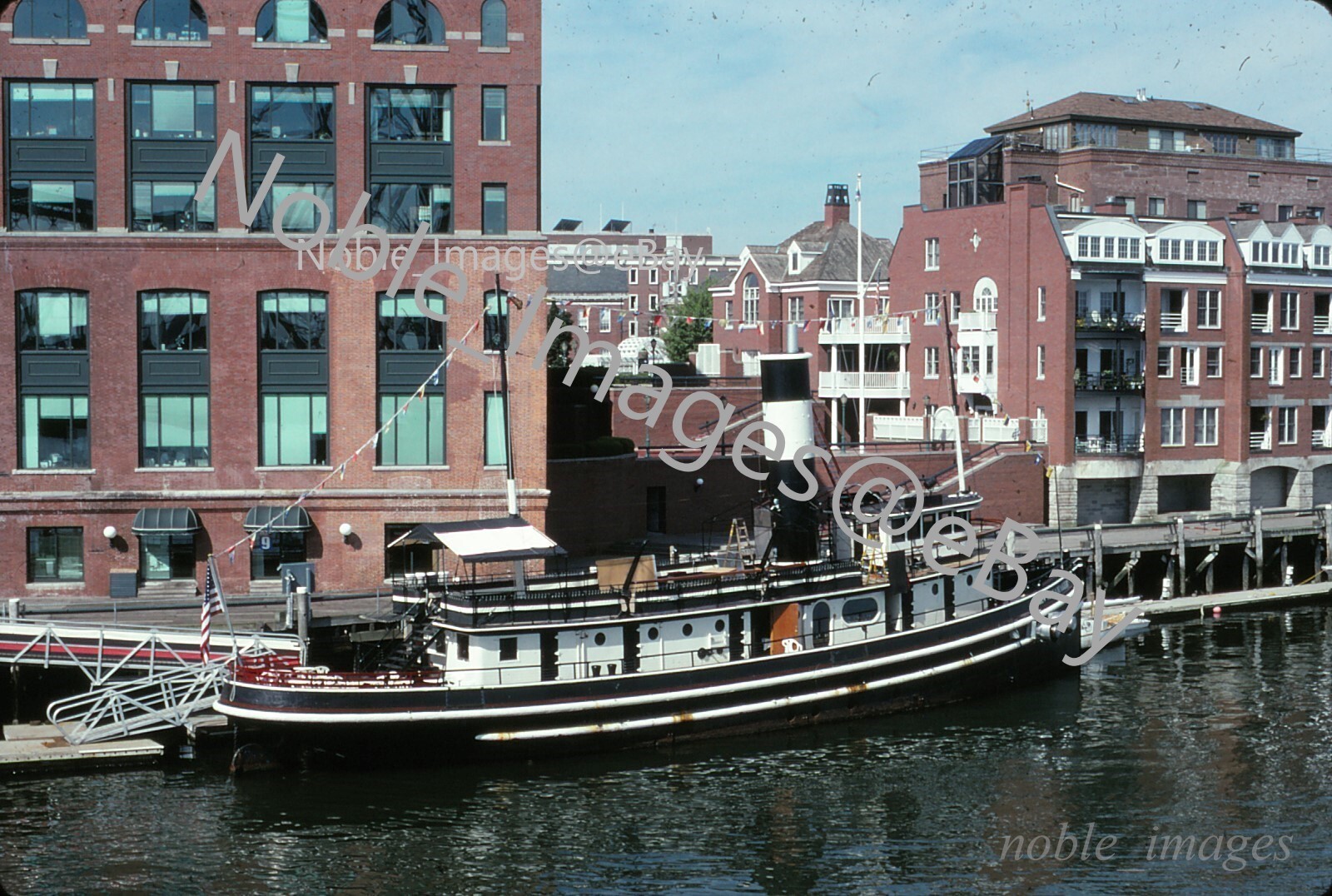 1996 John Wanamaker Tugboat Side View Philadelphia Kodachrome 35mm ...