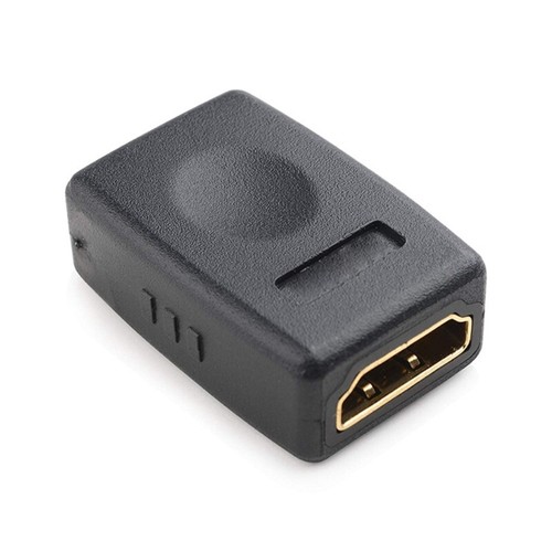 Double Female End HDTV Port Connector Adapter Supports 4K 720P 1080P | eBay