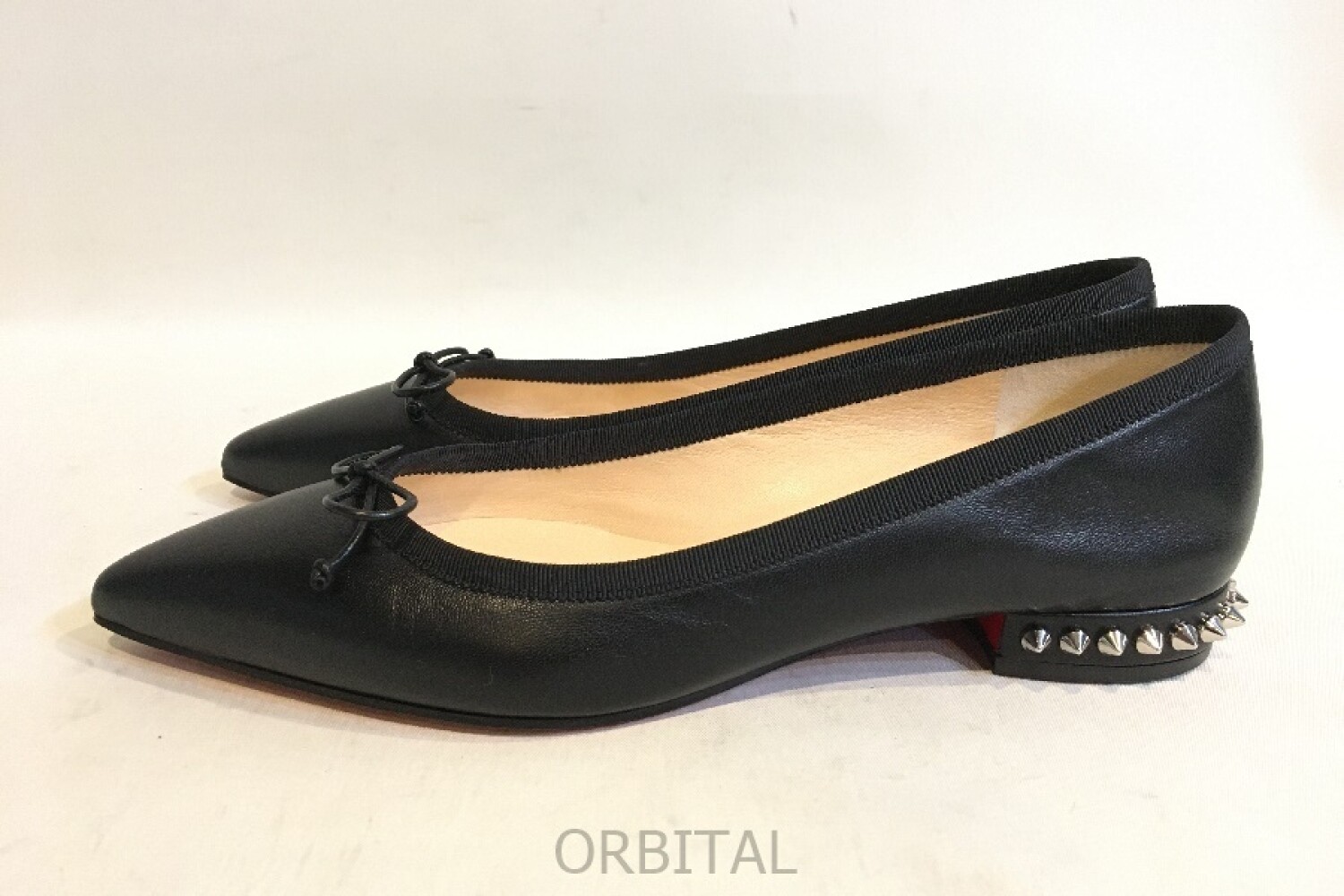Christian Louboutin Unused 22SS flat pumps studs spik… - Gem