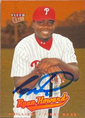 Ryan Howard Autographed 2005 Ultra #213 AR | eBay