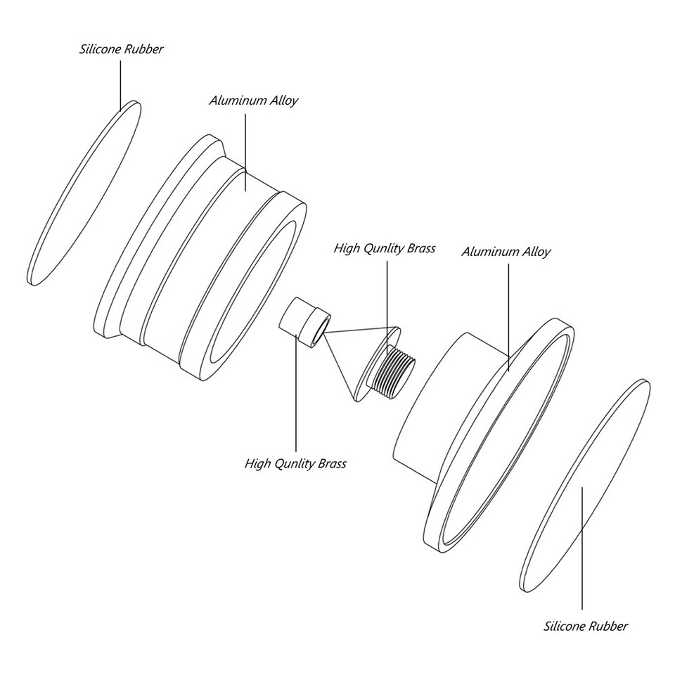 HiFi Turntable Mounts Feet Speaker Isolation Stand Pads Anti-vibration ...