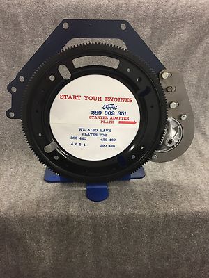 The Original Ford Dual Purpose 289,302, 351 W Engine Starter plate | eBay